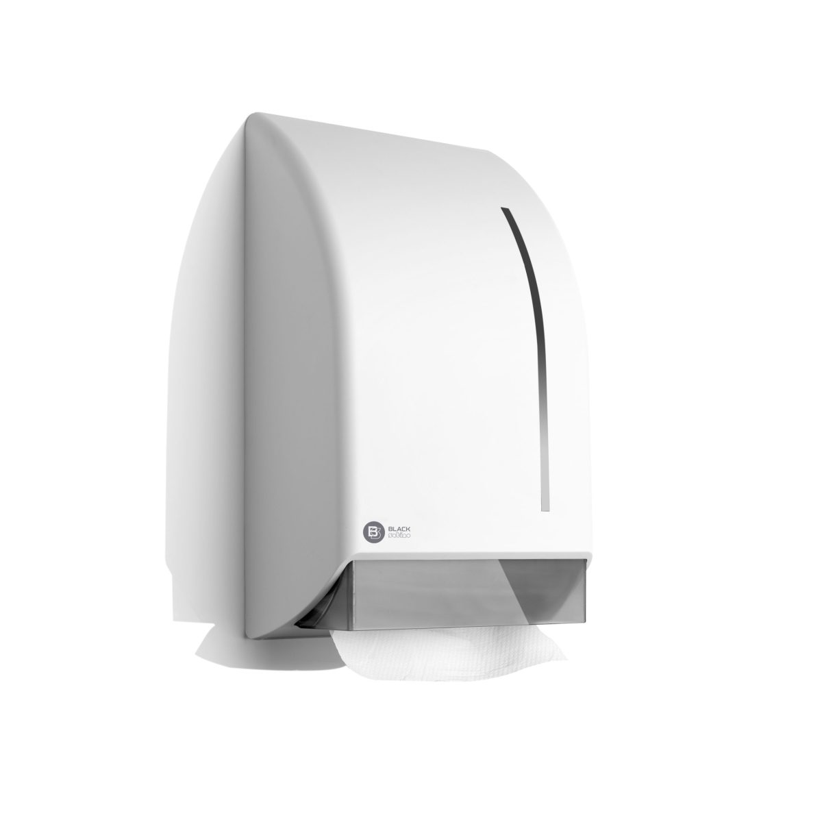 Black Satino PT30 Handdoek Dispenser Wit - Hygiëne Service Nederland